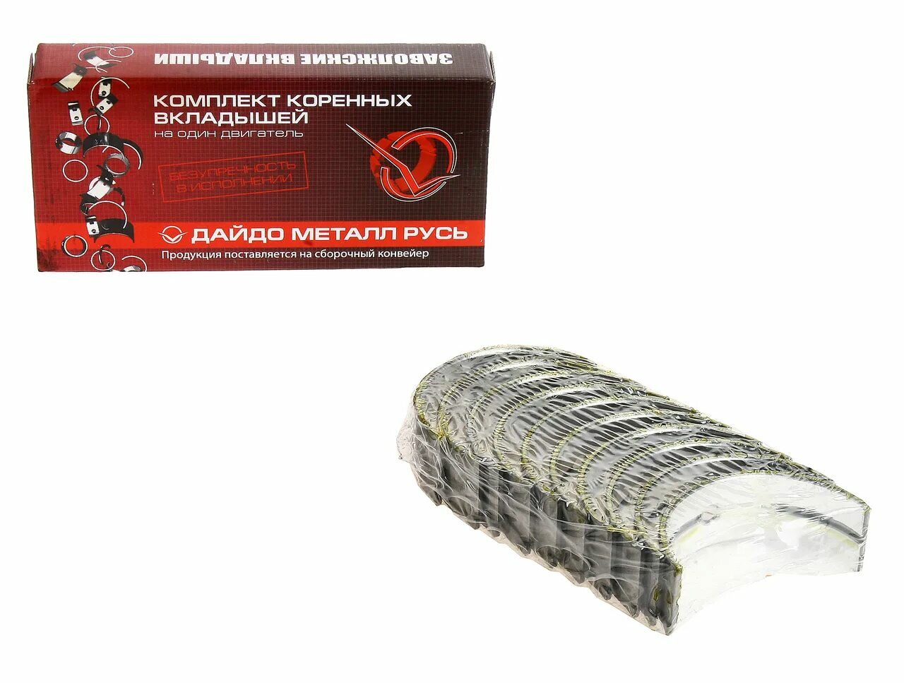 Вкладыши коренные 0,75 ГАЗ, УАЗ дв.402,417,421 (DAIDO METAL)