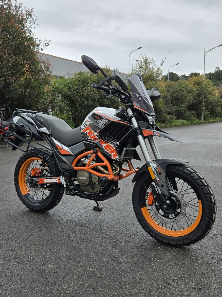 Мотоцикл FUEGO Tekken 250 3.0_оранж (ПТС 2025 год в заводской упаковке)