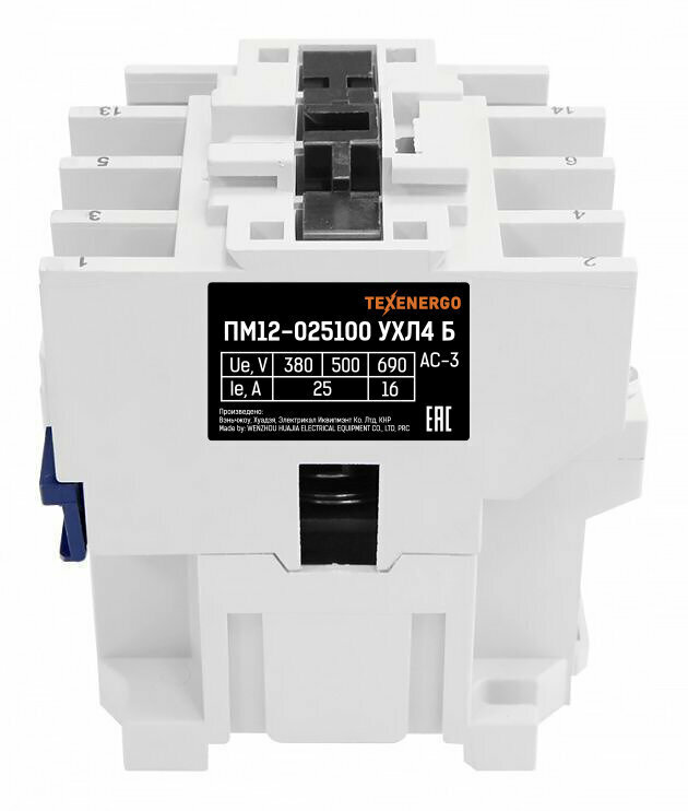 Электромагнитный пускатель ПМ12-025100 230В 1з УХЛ4 Б Texenergo