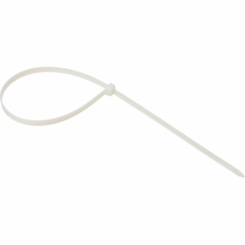 Хомут стяжка нейлоновая TOPFORT 8х500 белый 100 шт/уп, 2097663