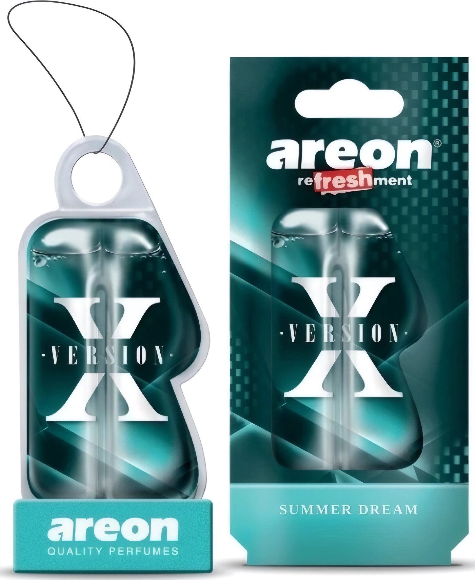Ароматизатор подвесной гель Areon LIQUID X-VER REFRESHMENT Summer Dream 704-LCX-06
