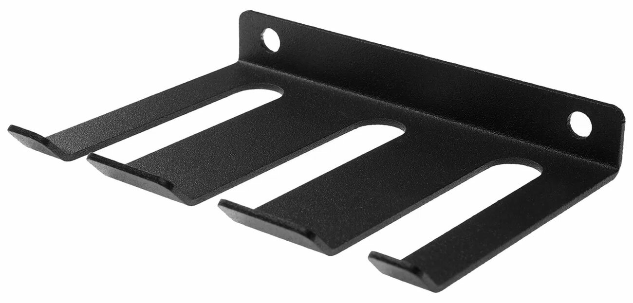 Держатель для хранения шампуров Embodiment EMB-BARH-WS-B, настенный, черный