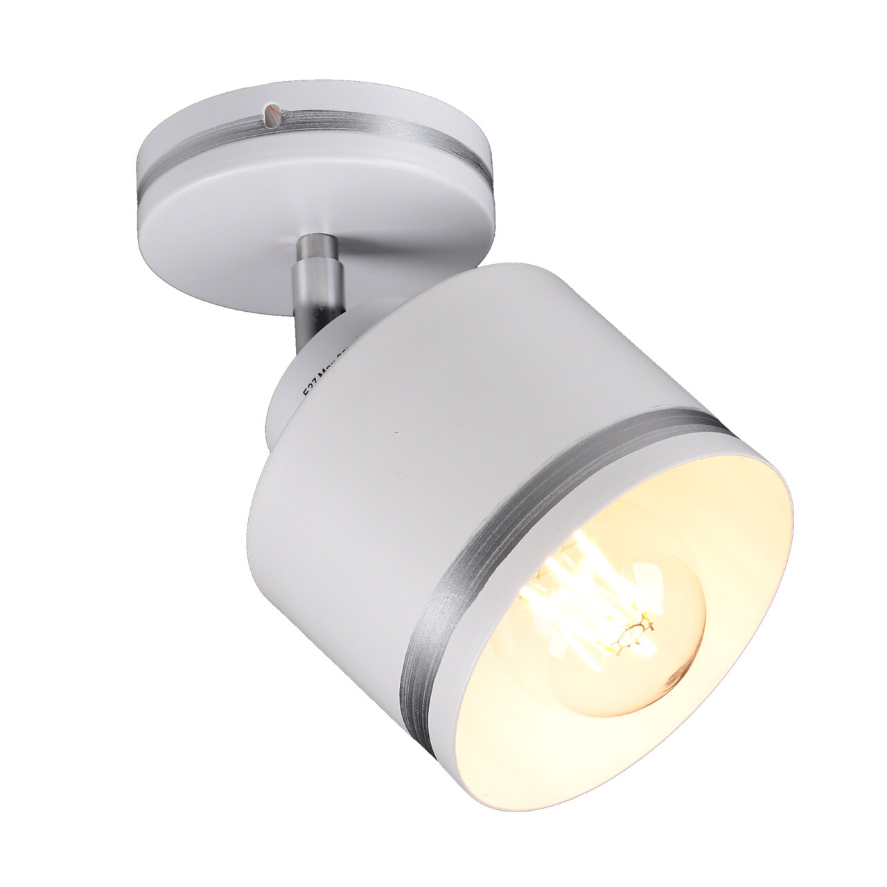 Светильник Imex SP.025-11-80, E27, 60 Вт, белый, серебристый