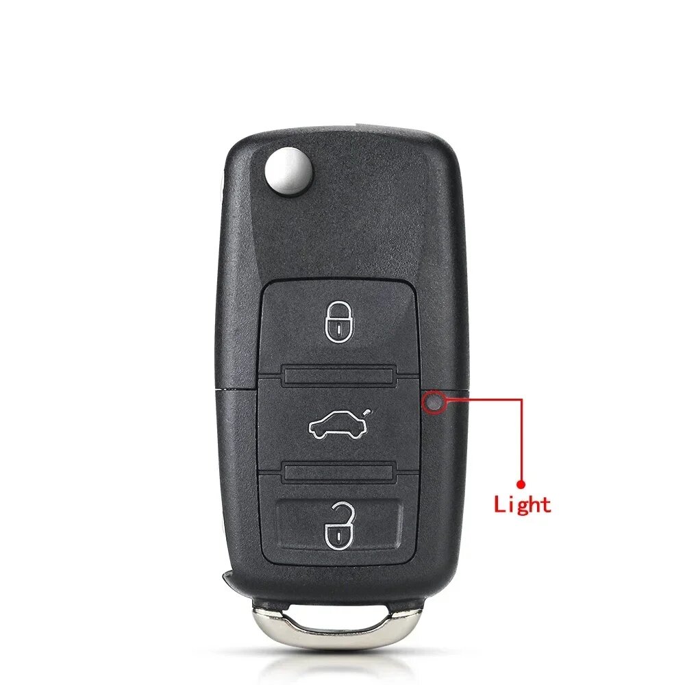 Модифицированный корпус выкидного ключа KEYYOU с 2/3 кнопками для Volkswagen VW 3 Buttons Original