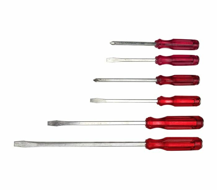 Набор ударных отверток 6 шт, TOP TOOLS 39D104
