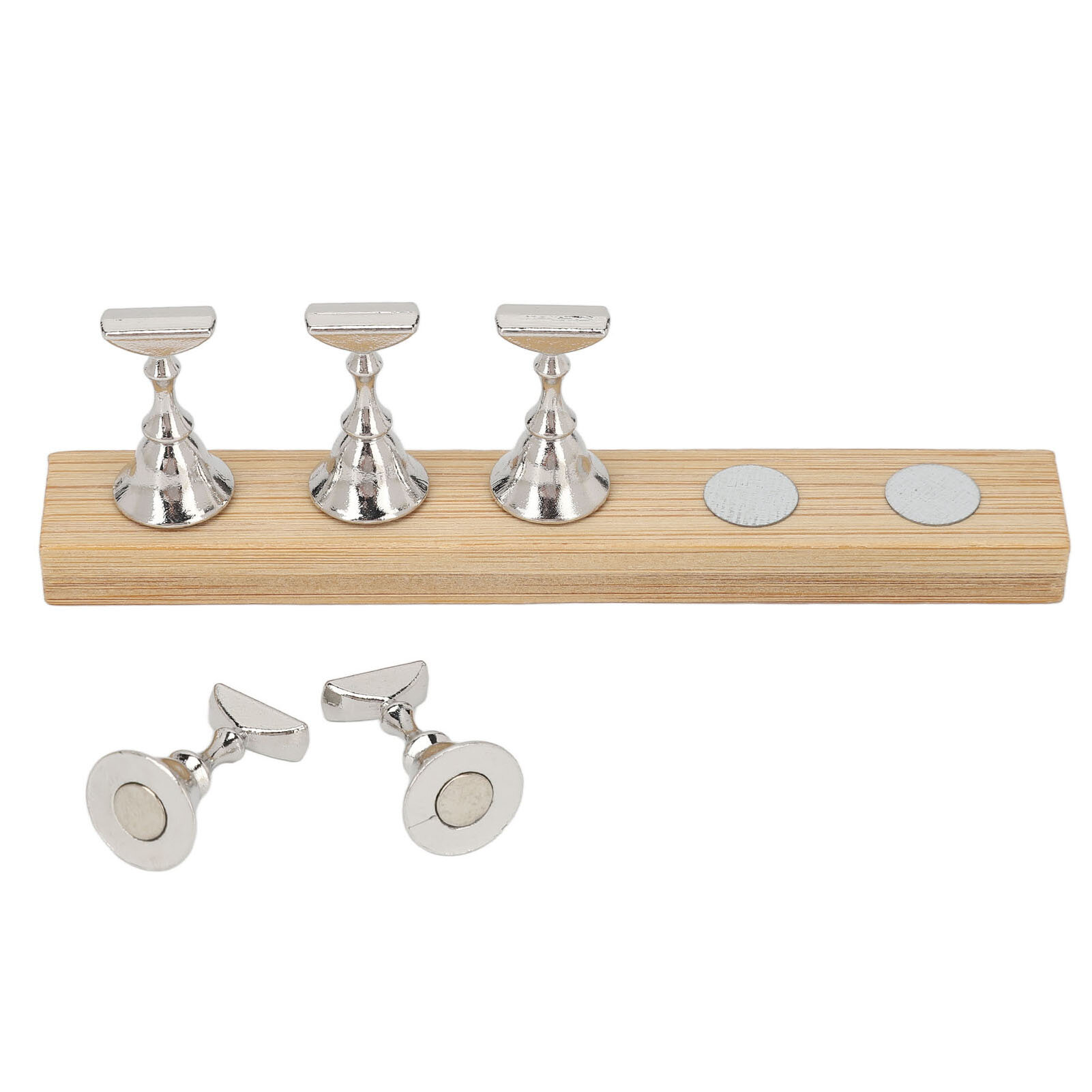 Магнитная подставка для ногтей, держатель для демонстрации ногтей из сплава Log DIY для салона красоты, 12 шт.