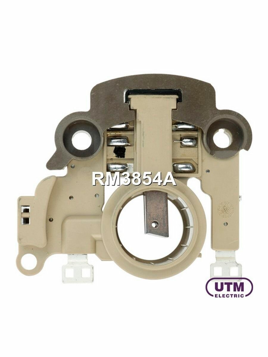 Регулятор генератора UTM RM3854A, для Mitsubishi Pajero, бежевый — фото 1