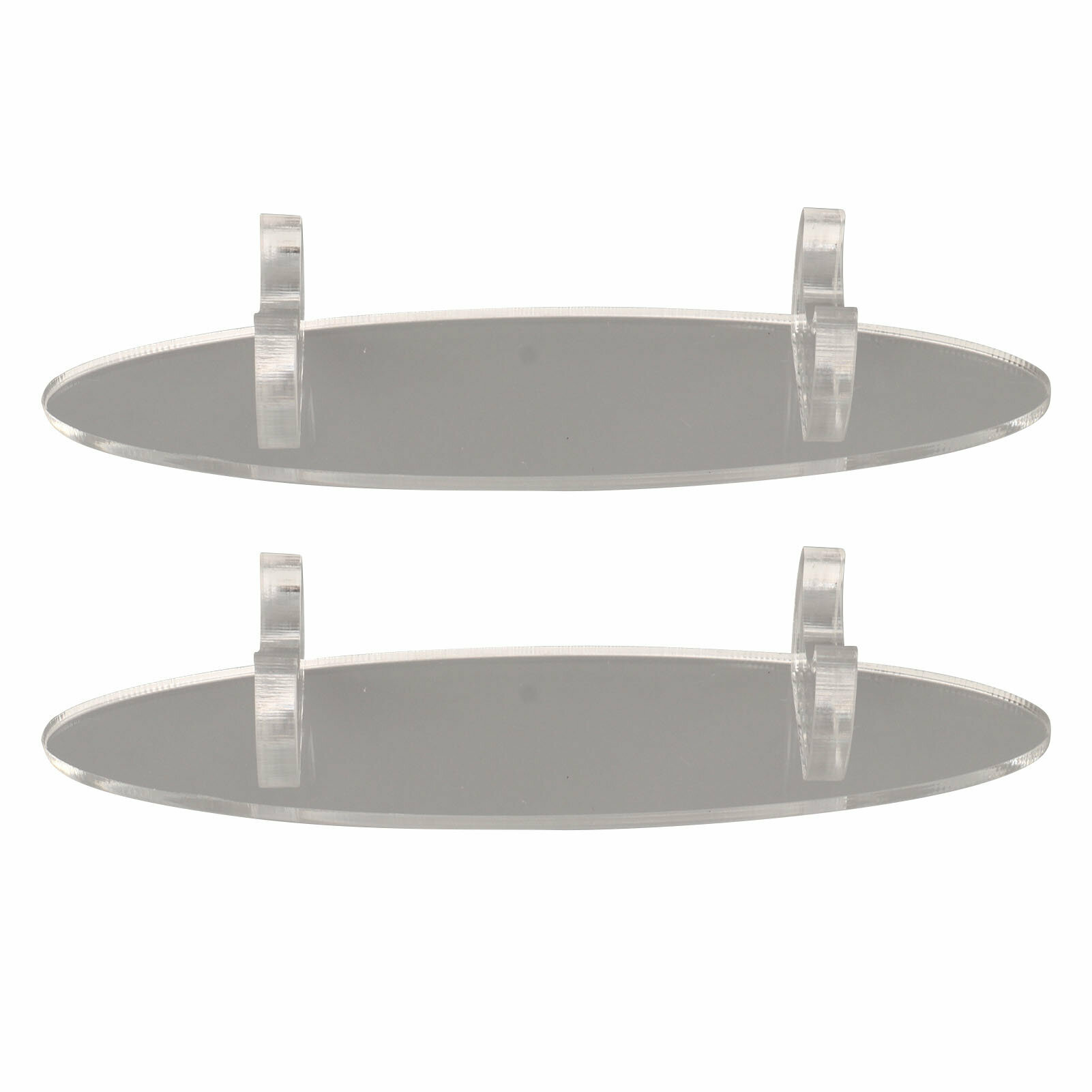 2PCS Подставка для отображения ручек Акрил Стойка для демонстрации ручек Настольный органайзер для косметических кистей Малярных кистей Дом Школа Офис Прозрачный Размер 12.7x3x2.7cm Вес 40g