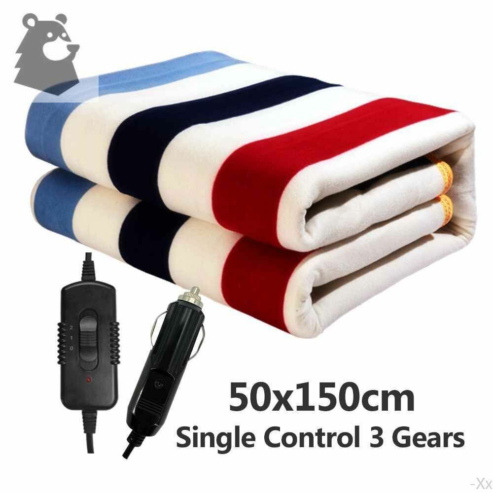 Электропростыня с подогревом, 150*50 см, автотранспортное электроодеяло,12V, Подходит Автомобиль-Xxing