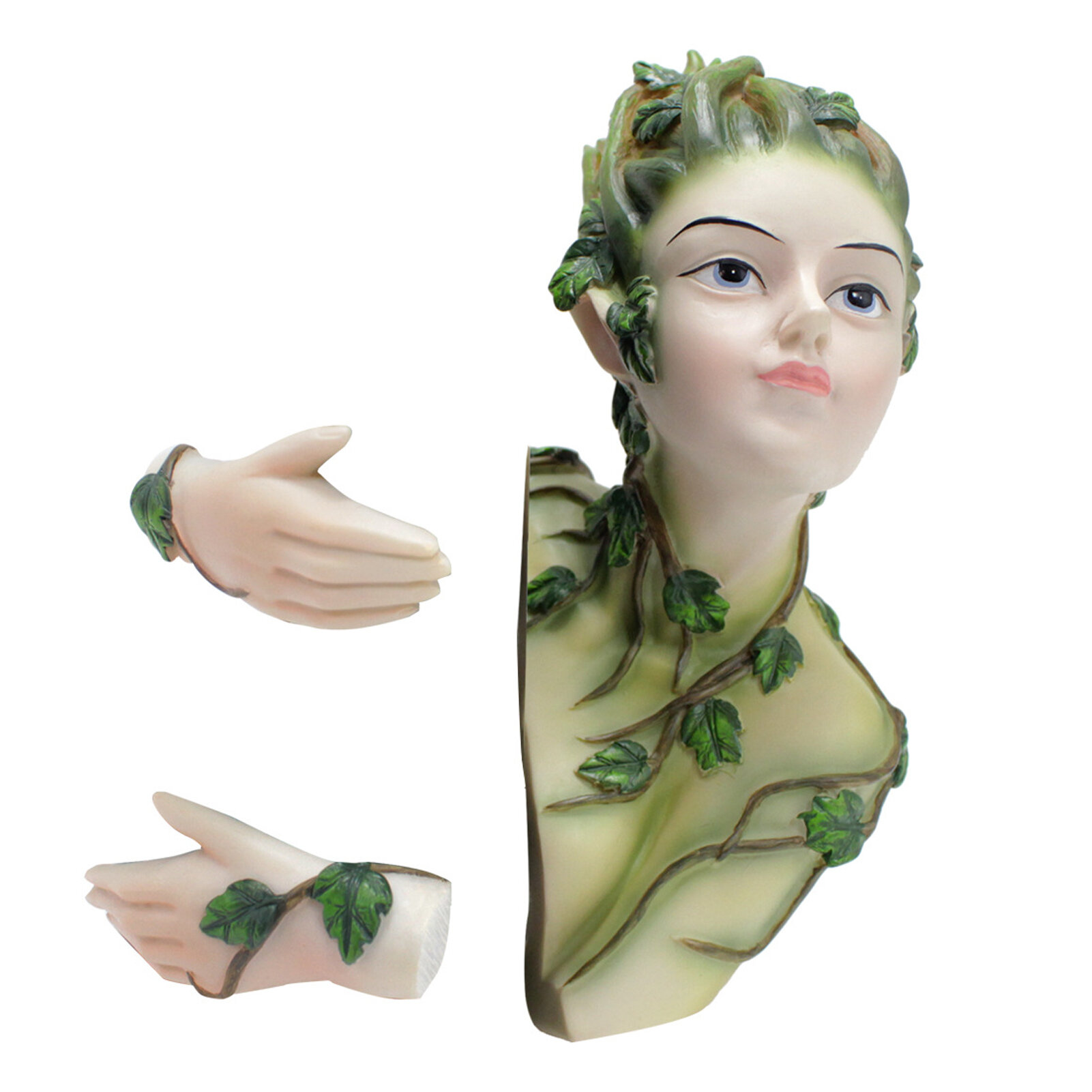 Лесные эльфы, деревья, украшения для двора, очаровательная древесная скульптура, милый обниматель деревьев для открытого двора