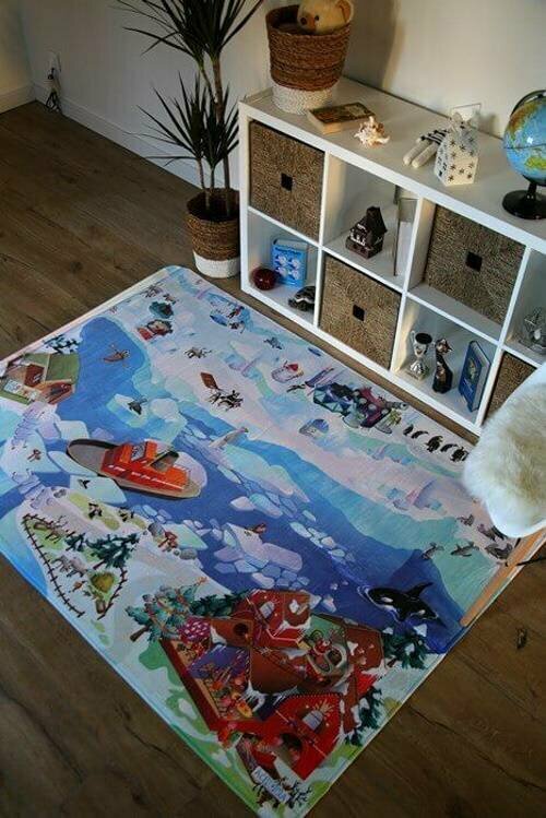 Ковер бельгийский на пол в детскую в спальню 130х180 см детский ворс 10 мм 123865 Kover-Russia