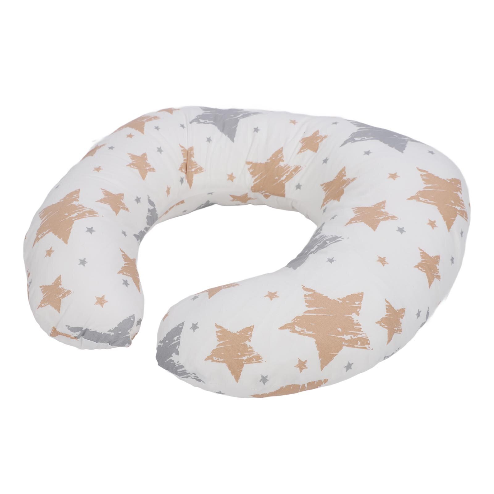Подушка для кормления грудью Многофункциональная U-образная эргономичная моющаяся подушка для грудного вскармливания для беременных с рисунком в виде звезды