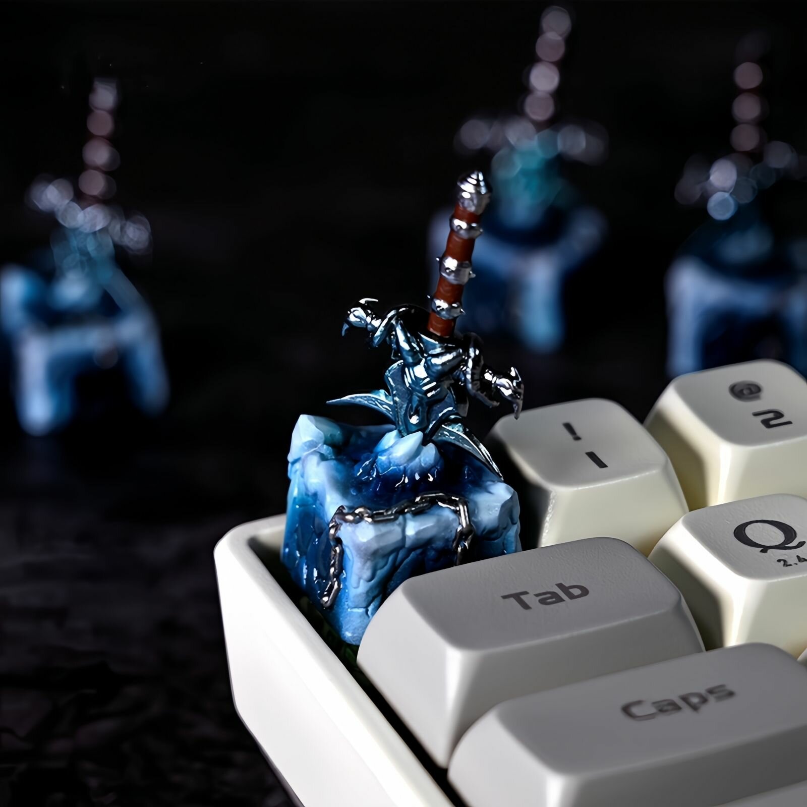 Кейкапы для механической клавиатуры - Ледяная Скорбь, World of Warcraft Artisan WOW Keycap Esc смола, клей