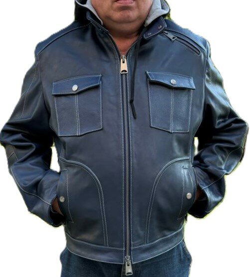 Куртка кожаная