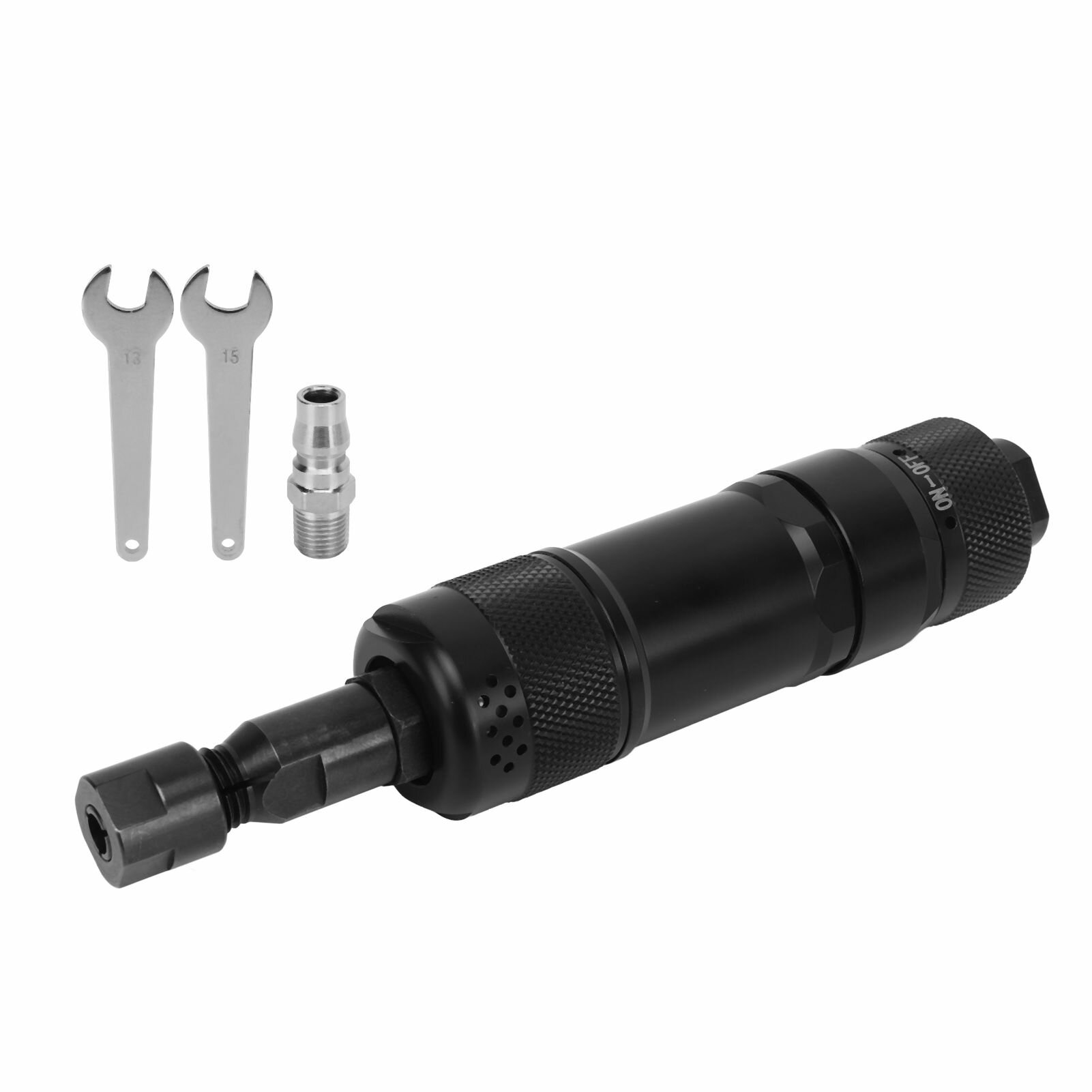 Портативный пневматический гравер из нержавеющей стали, 24000 об/мин, для стекла, дерева, камня