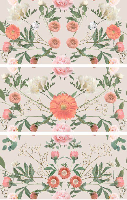 Панно Creto Seventies Spring Mix матовое, 60х90 бежевое