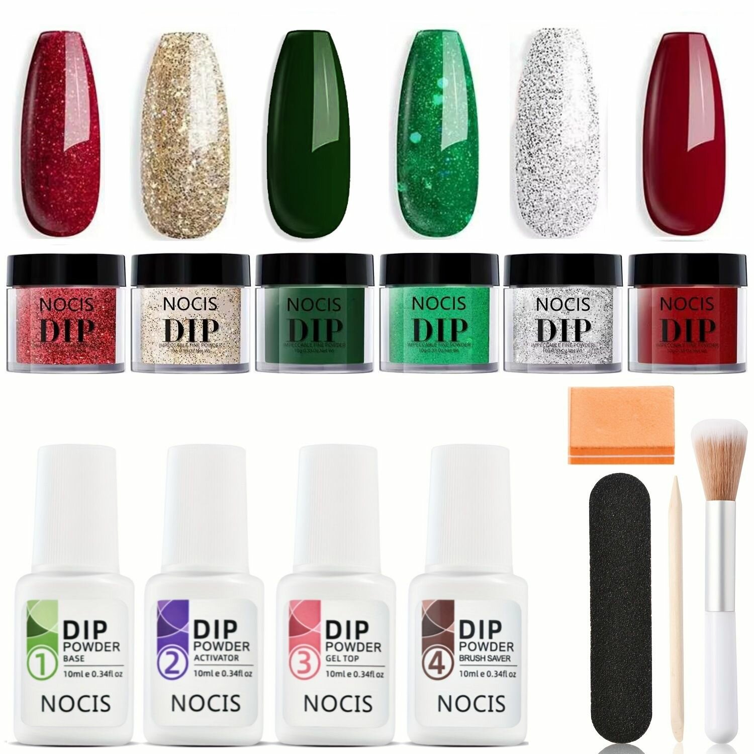 Дип система для ногтей для моделирования гель пудра Dipping Powder