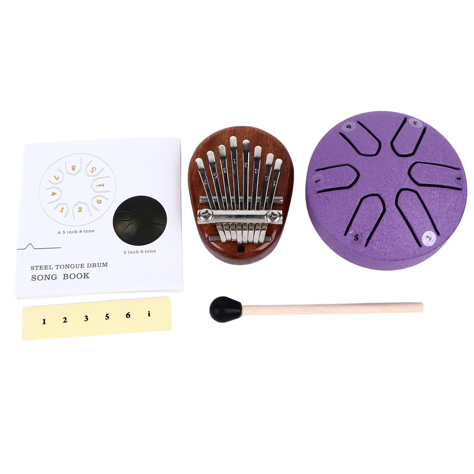 Барабан с стальным языком калимба