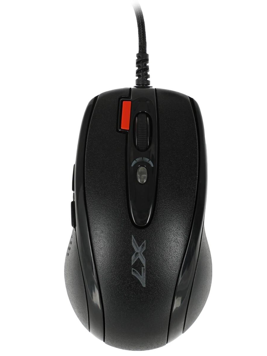 Мышь A4Tech "XL-750BK", оптическая, 7 кнопок, 400-3600 DPI, USB