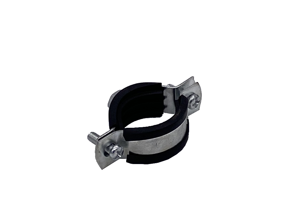 Хомут трубный с изоляцией 1"(32-38) М8