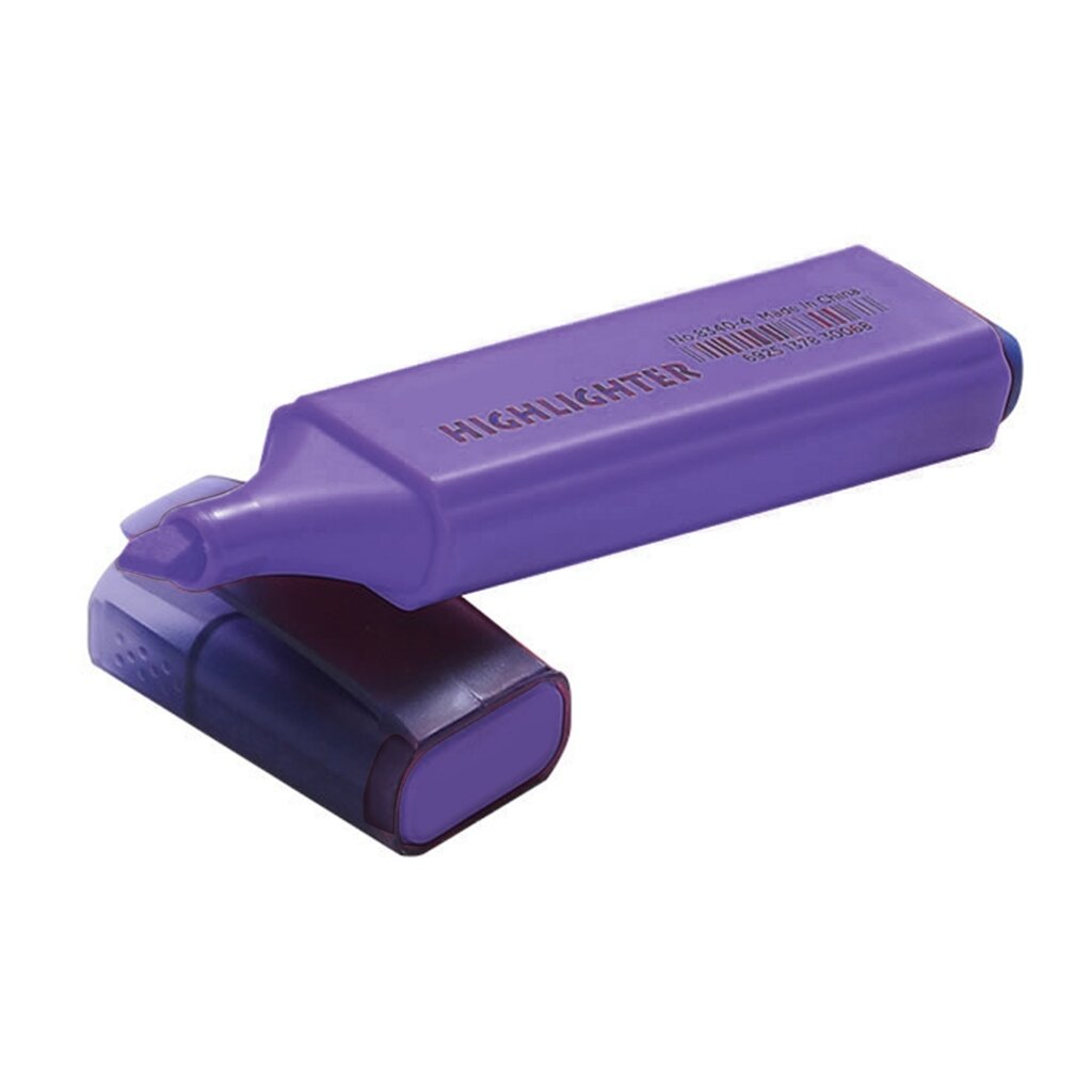 1 флуоресцентный маркер, офисный маркер для ручного счета, студенческий маркер-6 фиолетовых