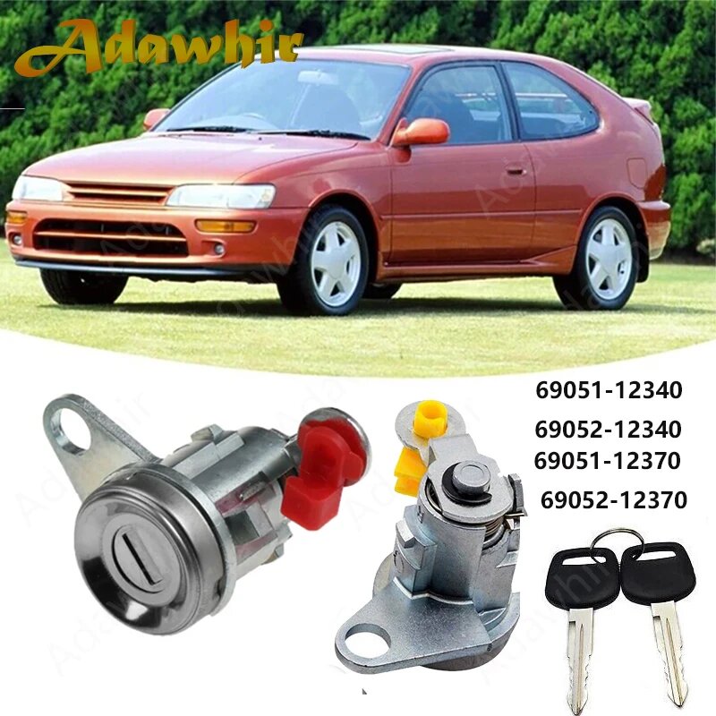 Новые автомобильные аксессуары, 69051-12340 6905112340-69052 12340-69052 сердцевина дверного замка для Toyota Corolla AE100 93-97