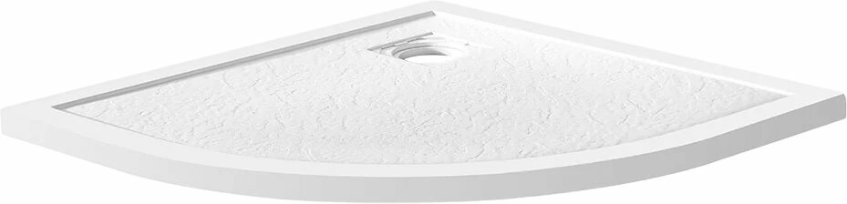 Поддон для душа BelBagno Uno R 90x90 см, угловой, низкий, с антискользящим покрытием