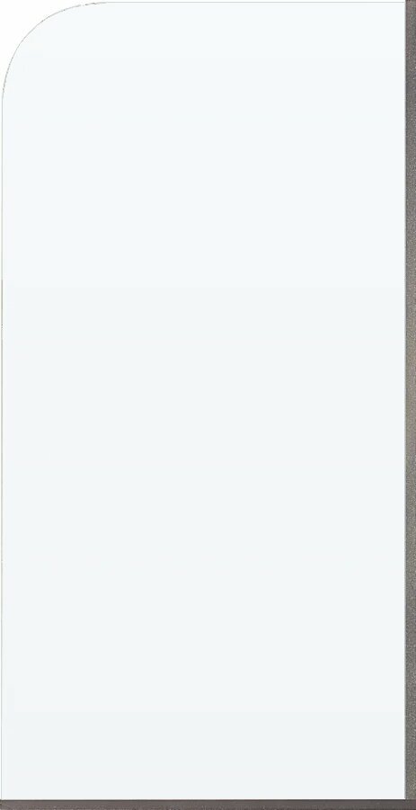 Шторка на ванну Maybahglass MGV-144-5у 64 см, стеклянная, неподвижная, прозрачная