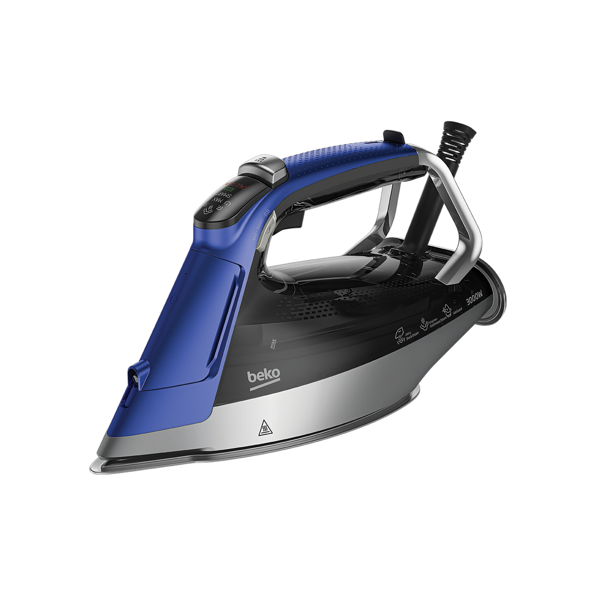 Утюг BEKO SPA 9130 B, 3000 Вт, керамическая подошва, шнур 2.5 м, черный