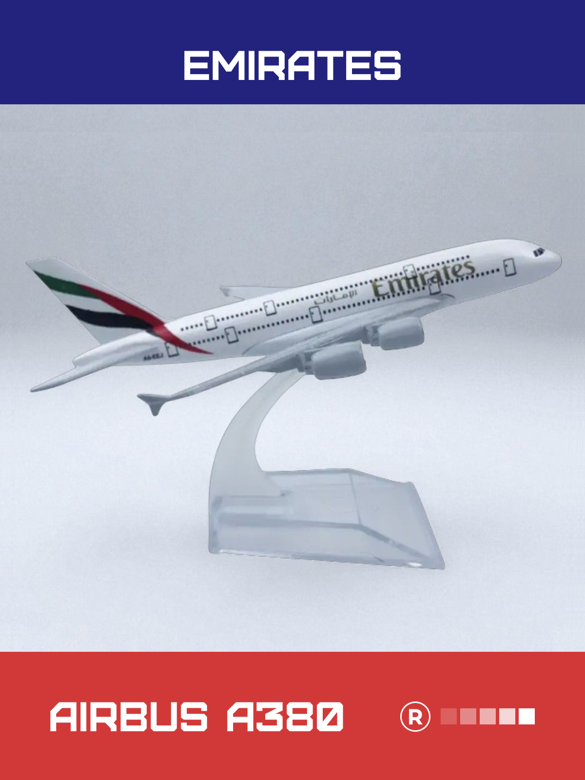 Модель самолета Airbus A380, авиационная тематика, сборка без клея