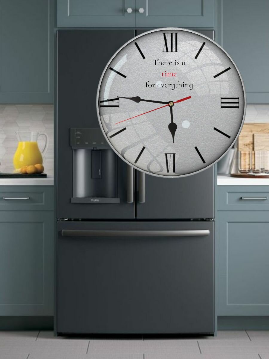 Часы на магнитах диаметр 10см