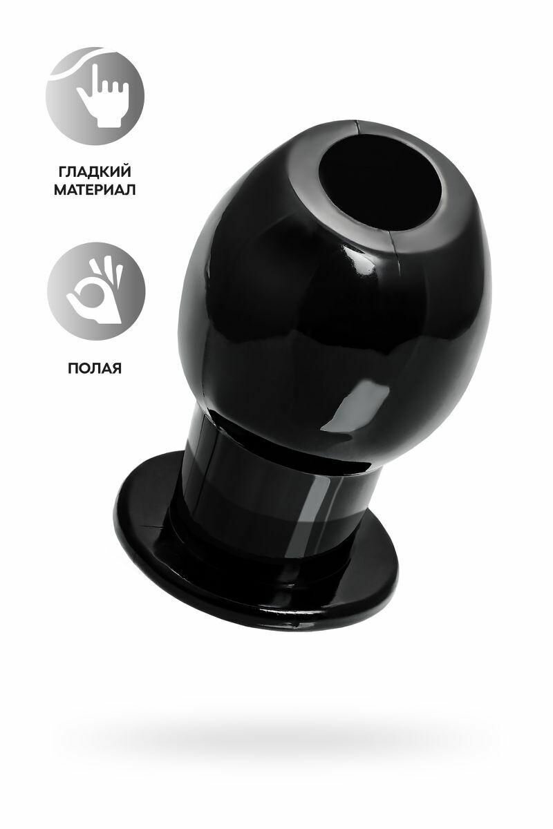 Анальная втулка TOYFA Basic S, TPE, чёрный, 6 см