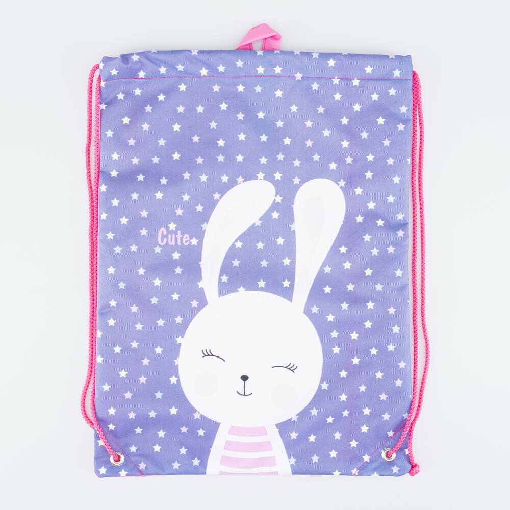 Мешок для сменной обуви сер-роз котофей 02808178-20 размер выс.45 см.