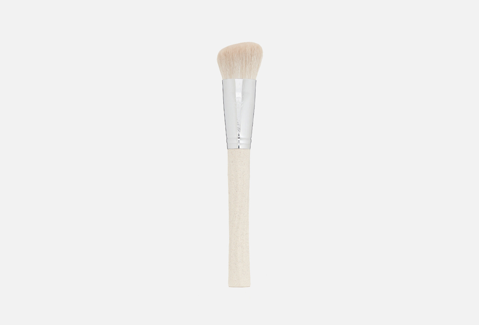 Кисть скошенная для контуринга румян хайлайтера EIGSHOW Vegan bamboo brush