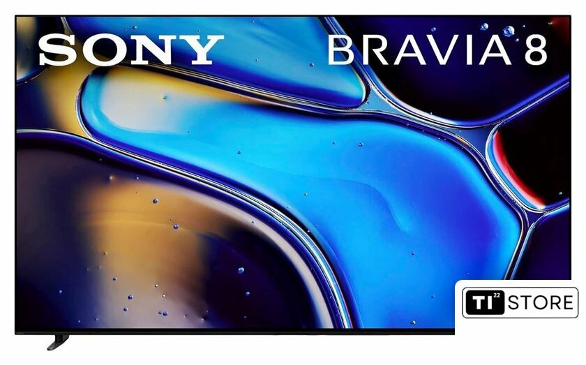 Телевизор Sony Bravia 8 K-77XR80 2024, диагональ 77", 4K UHD OLED Smart TV, AndroidOS, Wi-Fi, Bluetooth, AirPlay, Gaming