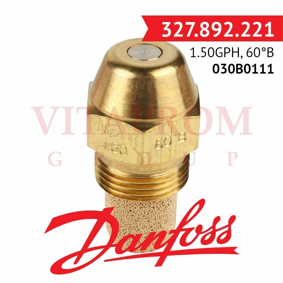Форсунка Danfoss 1.50GPH, 60B, 030B0111 — фото 1
