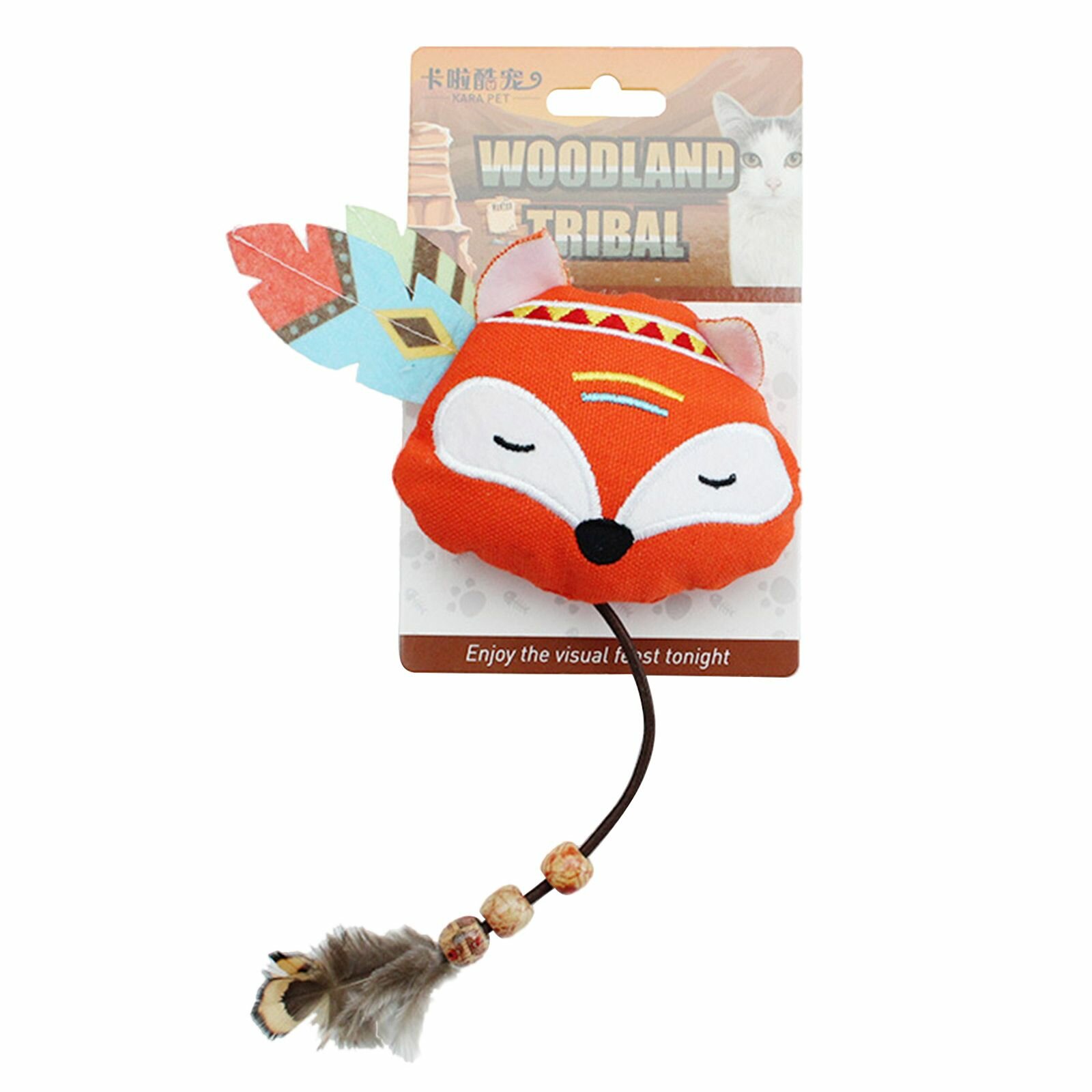 Перо для игрушек кошки