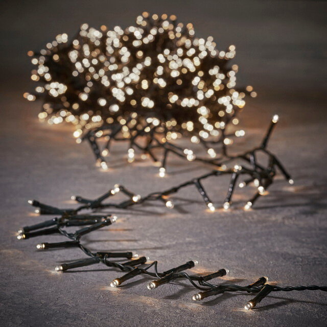 Светодиодная гирлянда на елку 215 см Luca Snake, 700 теплых белых LED ламп, зеленый ПВХ, контроллер, IP44, Edelman, 1073241/83782