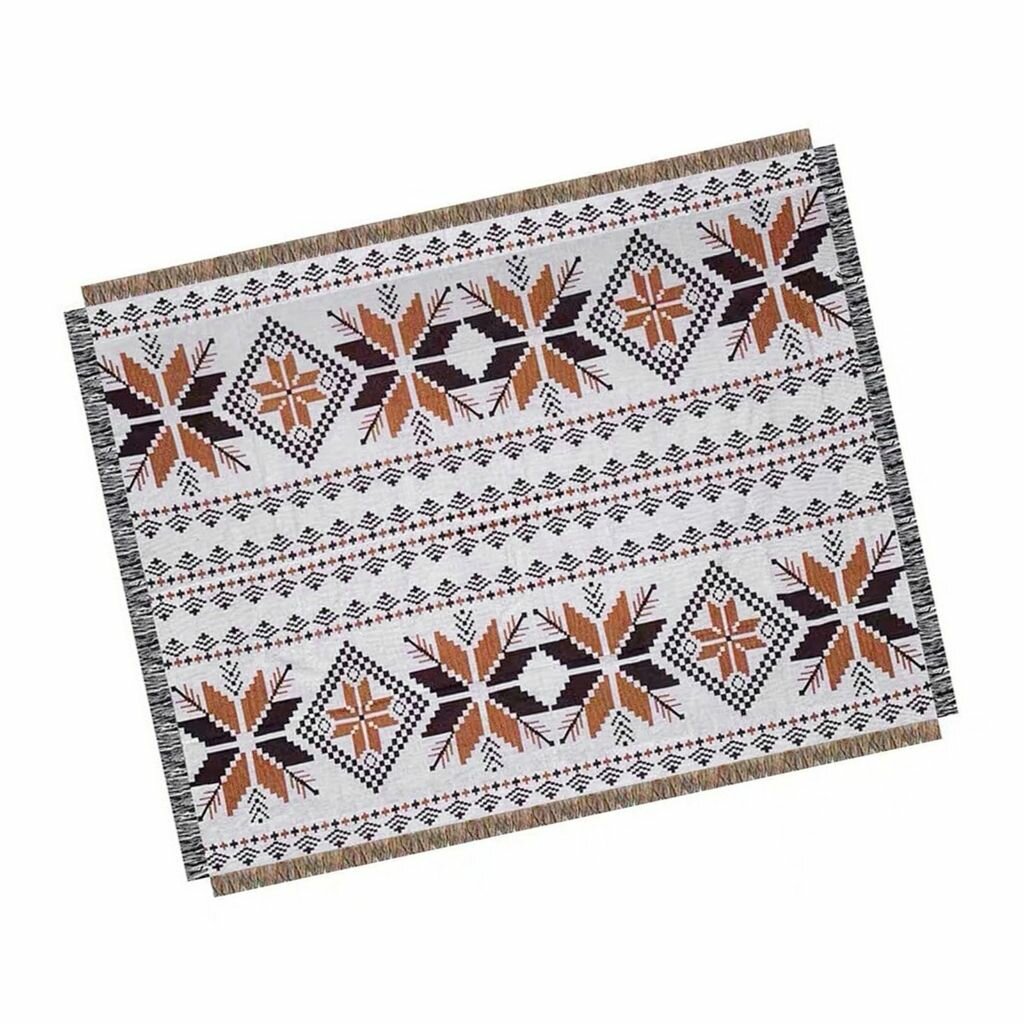 Богемский ковер-Кленовый лист-90 на 90 см