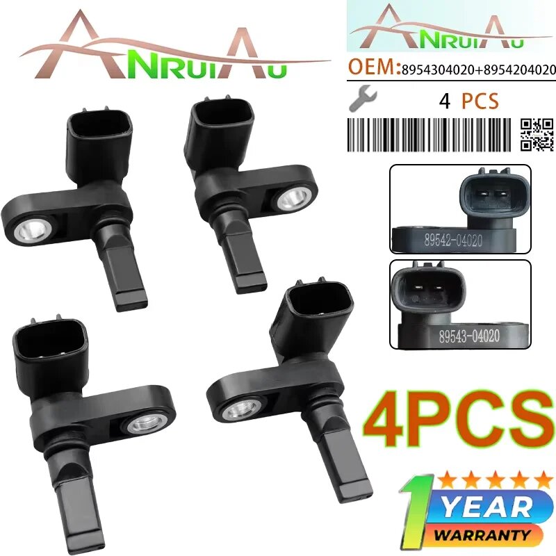 4x датчик ABS для Lexus GX460 2010-2020 GX470 2003-2009 4,6 л 4,7 л спереди и сзади L R