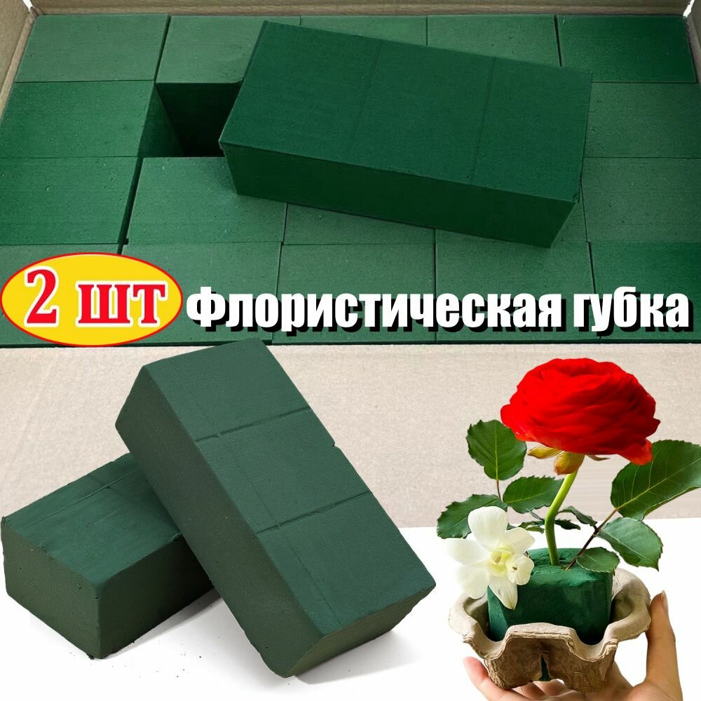 Флористическая губка, 2 шт.