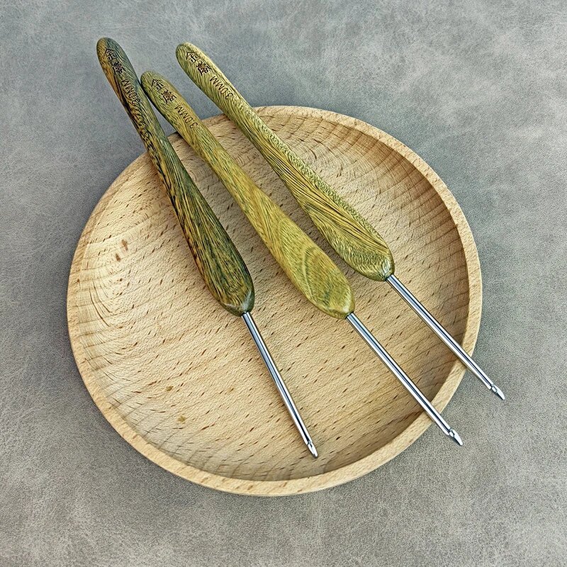 Высококачественные крючки Jinlan из зеленого сандалового дерева. 37 моделей. 0,1-6,5 мм. 0.9MM