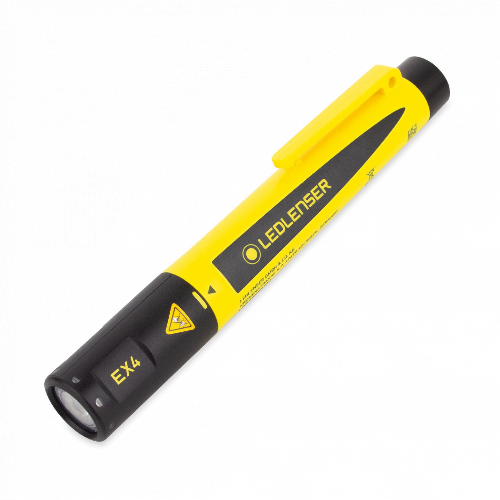 Фонарь LED LENSER EX4 500682, светодиодный, клипса, желтый, IP66