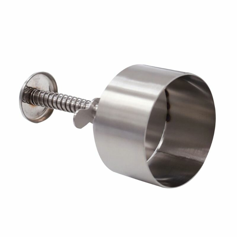 Пресс для мяса бургеров из нержавеющей стали-цельнометаллический пресс нажимного типа 11 см