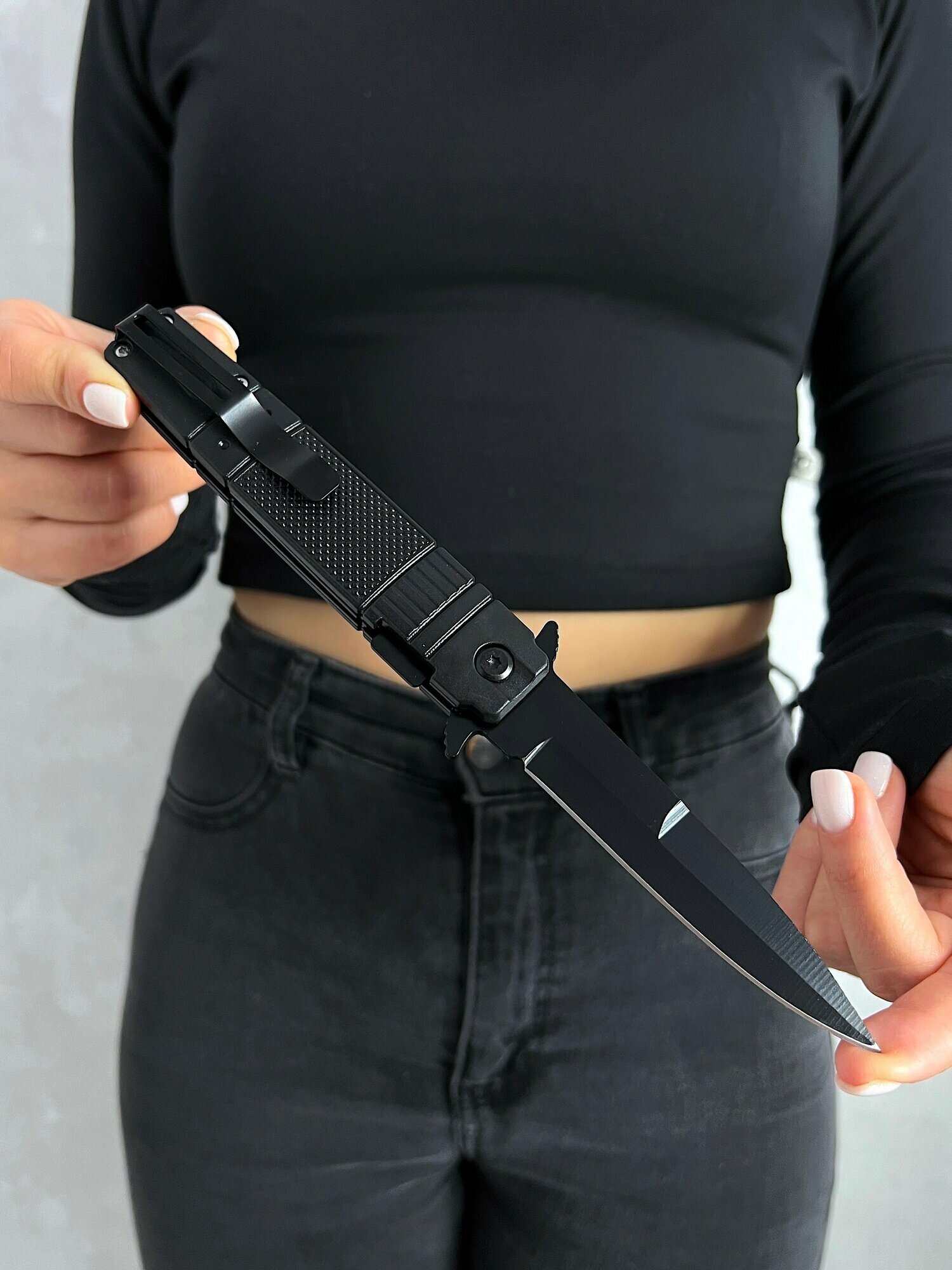 Нож складной туристический "Стилет" арт. 394 / Не холодные ножи