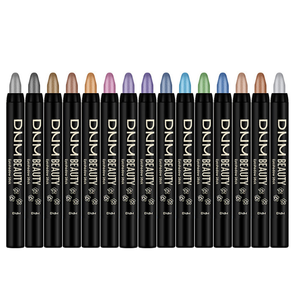 16 цветных водостойких карандашей для глаз с блестками: для век и слизистых, стойкие тени-хайлайтеры