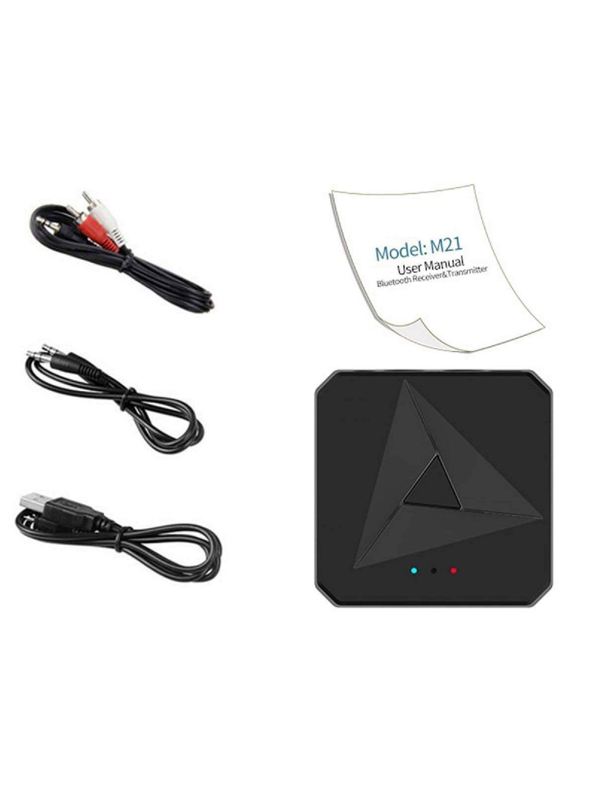 Bluetooth-compatible 5.0 RCA Audio Receiver 3.5mm AUX Jack Music Wireless Adapter With NFC for Car TV Computer Speaker