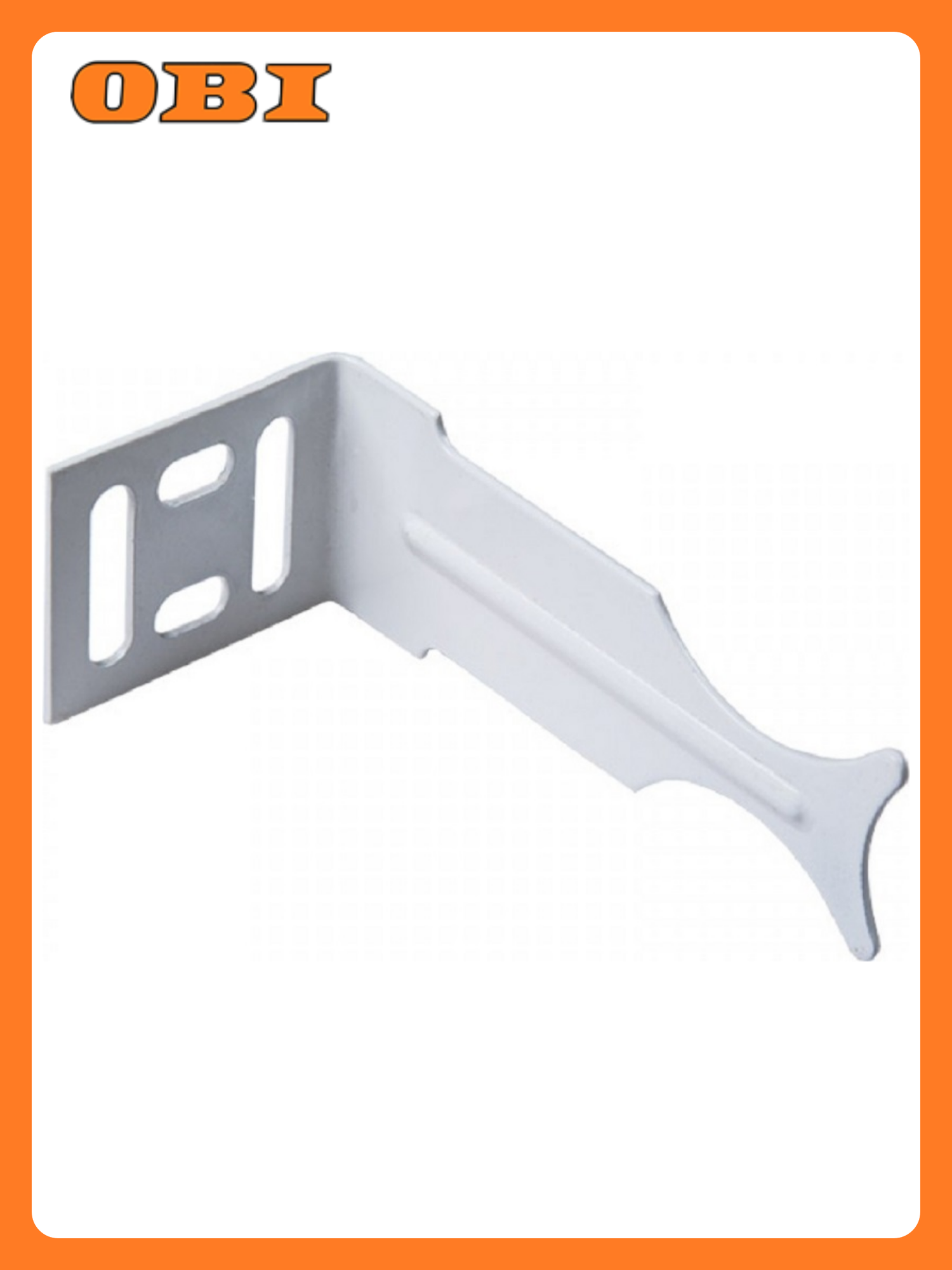 Кронштейн для радиатора MasterProf угловой универсальный усиленный белый