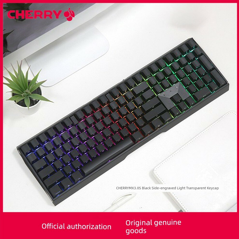 Оригинальные полупрозрачные кейкапы CHERRY с оригинальной боковой гравировкой MX1.0, MX8.0, MX3.0S, G80-3000S