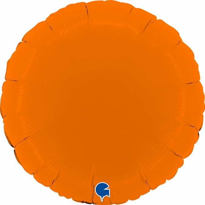 Воздушный шар Grabo 18', 46 см, круг, горчичный, сатин